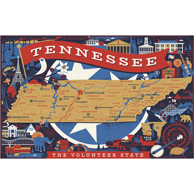 Nashville Magnet | Spirit of Nashville - Made in TN