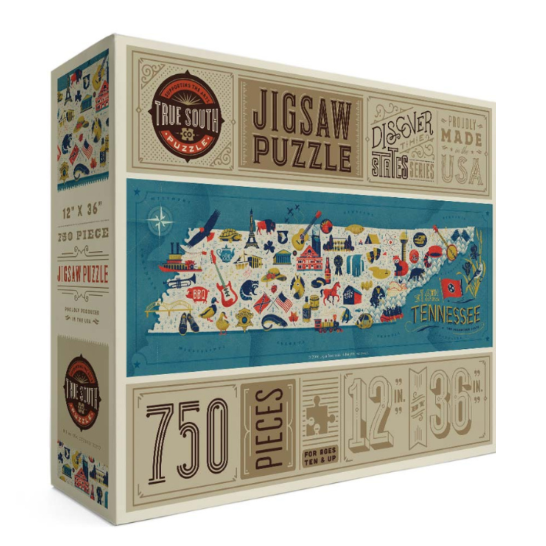 Tennessee State Puzzle | True South Puzzle Company - Made in TN